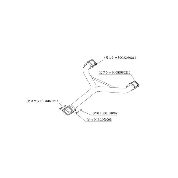 商品名：柿本改 KAKIMOTO RACING センターパイプ  メーカー：NISSAN 日産車名：フェアレディーZ 型式：UA,CBA-Z33年式：2002/7〜2007/1エンジン型式：VQ35DEグレード：ベースグレード, バージョン...