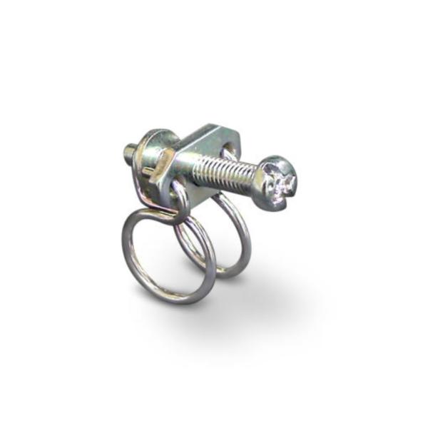 商品名：ワイヤーバンド（ジュラン ワイヤーバンド）商品詳細：受注生産商品コードNo.：339331備考：スチール製三価クロメートメッキ5個入り