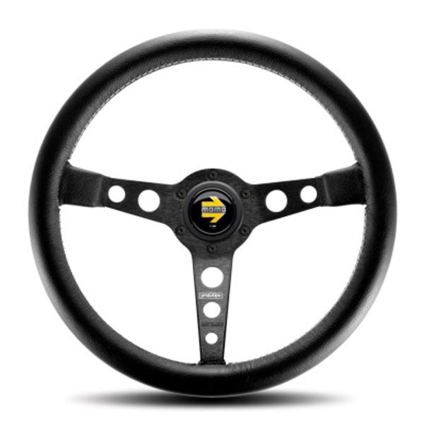 商品名：ULTRA SERIES MOMO STEERING WHEEL PROTOTIPO BLACK モモ ステアリング・ホイール プロトタイプ ブラックスポークサイズ（外径）：347mmサイズ（Dish / グリップ）：43mmグリッ...