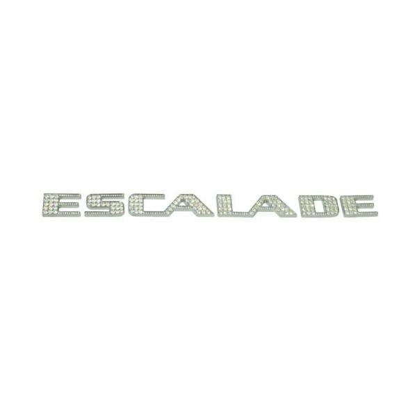 商品説明＞　大人気♪大好評♪のお待たせいたしました♪ESCALADEスワロフスキークリスタルエンブレムになります。♪想像以上に決まること間違いなしです！！他の人に差を付けるにはこれしかない！取り付け＞　両面テープでの貼り付けになります。当方...