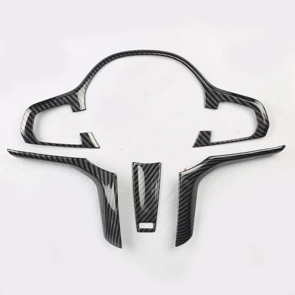 ＜＜商品説明＞＞　大人気！大好評！！ニューアイテム！！！ カーボンルックステアリングカバー（Mスポーツタイプステアリング対応）になります。 お手軽にMパフォーマンス仕様に♪もちろん一台分ワンセットのお値段になります♪やはりカーボン柄が入ると...