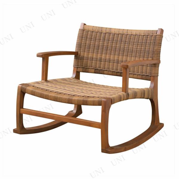 ・ゆらゆらと心地よく揺れるロッキングチェア・奥行きの広い座面でゆったりリラックスすることができます・ポリエチレンを編み込んだ座面と背もたれは、蒸れにくく長時間座っても快適・耐久性が高いのも魅力です【キーワード】ロッキングチェアー,木製,リラ...