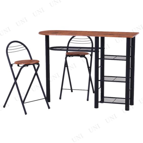 ・省スペースで使いやすいコンパクトなダイニングセット・奥行40cmとスリムなサイズながら、幅120cmとワイドな作りで2人での食事も可能・天板下の棚には雑誌やタブレット、リモコンなどを収納できます・3段収納スペースには、いつも使うランチョン...