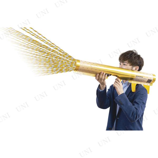 ・金色のゴージャスなバズーカ砲クラッカー！・付属の「ぶっ飛びプレミアムクラッカー」をセットしてご使用ください・別売りの替え玉をセットすれば繰り返しご使用いただけます・替え玉には「ぶっ飛びクラッカー」「凄い奴クラッカー」「凄い奴メタル」シリー...