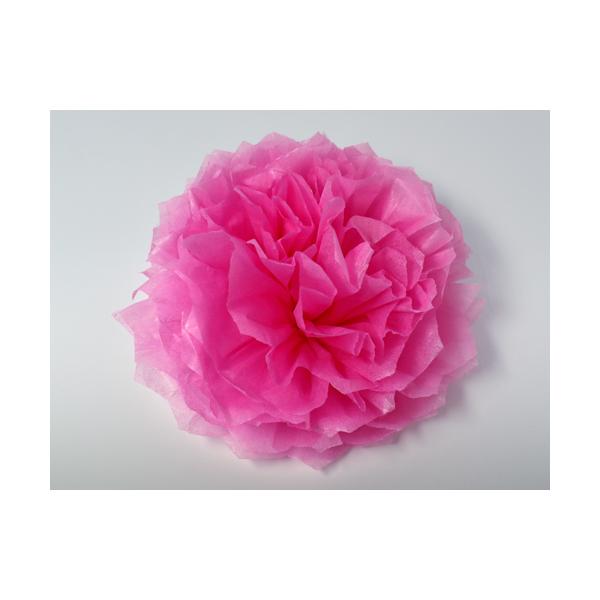 花のペーパーポンポンを作れる花ちり紙です。数枚を束ねて蛇腹に折り、真ん中をゴム等で留めて1枚ずつ広げることで花のポンポンが作れます。入学式、卒業式、卒園式、運動会、文化祭、七夕飾り、誕生日パーティーなどの装飾で活躍します。バルーンに入れるコ...