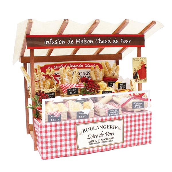 ミニチュア製作の醍醐味でもある粘土細工をお楽しみいただけるシリーズです。本場の雰囲気をそのままに、手作りのパンをかざりつけてお楽しみください！【キーワード】おもちゃ,玩具,オモチャ,ドールハウス,手作りキット,工作,巣ごもりグッズ,洋風,パ...