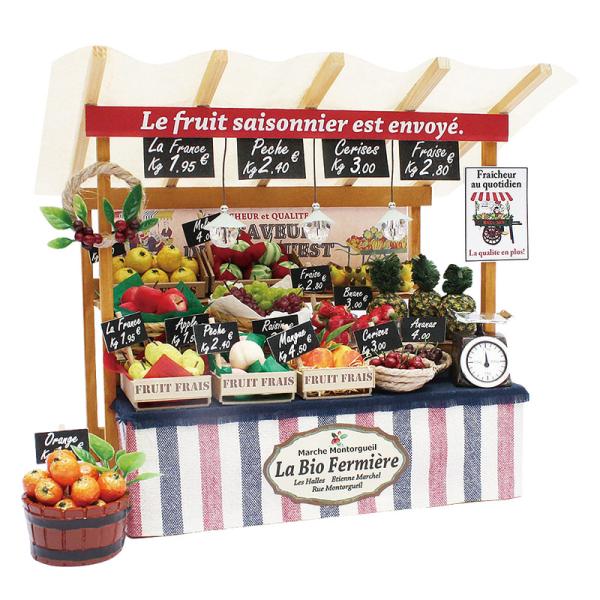 ミニチュア製作の醍醐味でもある粘土細工をお楽しみいただけるシリーズです。本場の雰囲気をそのままに、手作りの果物をかざりつけてお楽しみください！【キーワード】おもちゃ,玩具,オモチャ,ドールハウス,手作りキット,工作,巣ごもりグッズ,洋風,パ...