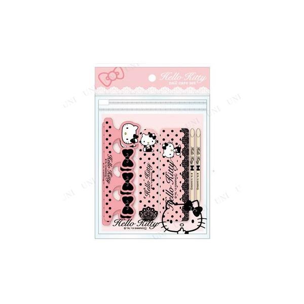 ハローキティのネイルケアセットです。キュートなドット柄のキティちゃんと楽しくネイルケアしちゃいましょう♪【キーワード】KEY母の日美容グッズ,ネイル用品,ネイルアート,やすり,爪磨き,ネイルグッズ,KTネイルケアセット ドット,14440s...