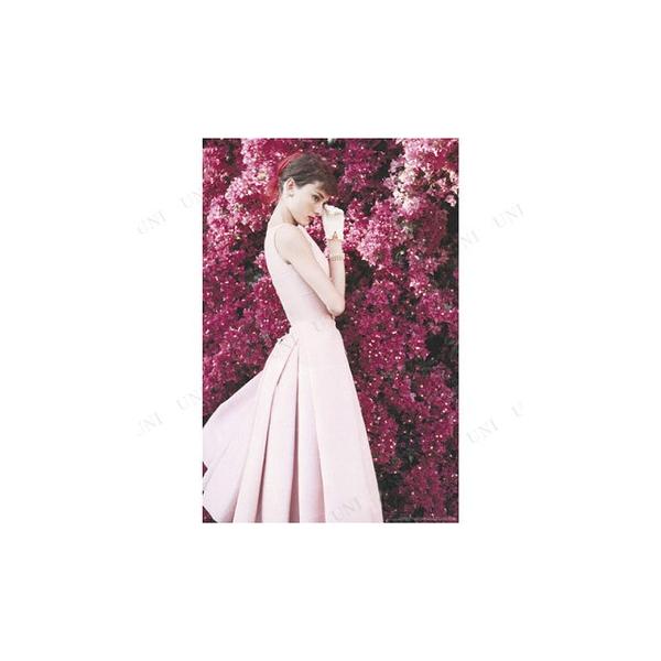 ピンク色のドレスが素敵なオードリー・ヘプバーンのポスターです。ポスターを1枚飾るだけで、お部屋の雰囲気が変わってオシャレ＆簡単コーディネート！【キーワード】インテリア雑貨,映画,インテリアグッズ,インテリア用品,生活雑貨,おしゃれ,お洒落,...