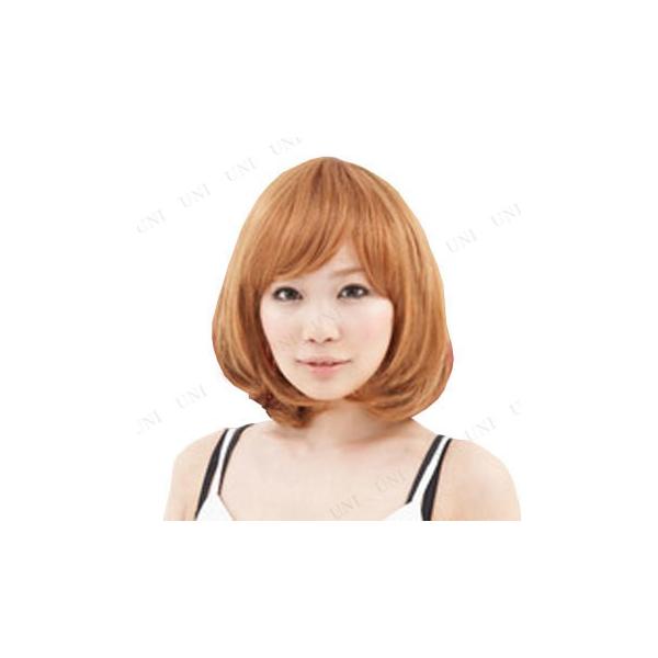 ゆる〜くカールのあるエアリーボブスタイル。カールが軽ーくしてあるから襟足や全体的な毛先のアレンジが手ぐしで自由自在。【キーワード】KEYウィッグ（ショート）,ファッションウィッグ,かつら,自然,レディース,女性用,Vivir シフォンボブ ...