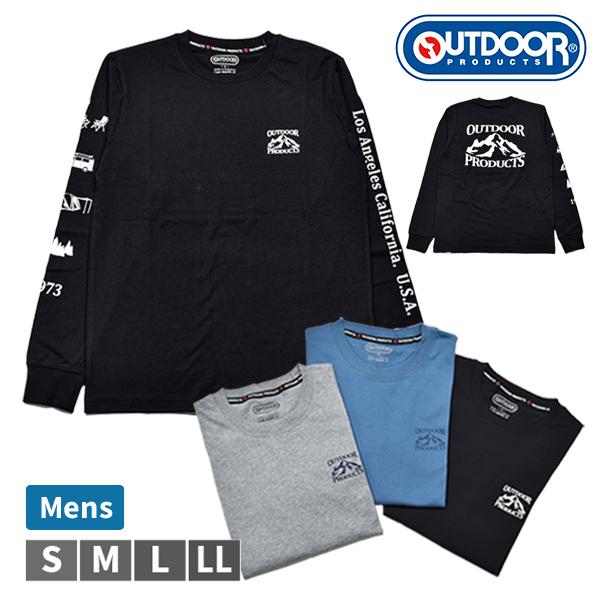 ◆商品説明人気ブランドOUTDOOR PRODUCTS（アウトドア プロダクツ）のメンズ長袖Tシャツですシンプルなカラーとデザインなので合わせやすい1枚肌触りの良い綿100％◎ロングシーズン活躍します◆商品情報◇サイズ：S/M/L/LL（4...