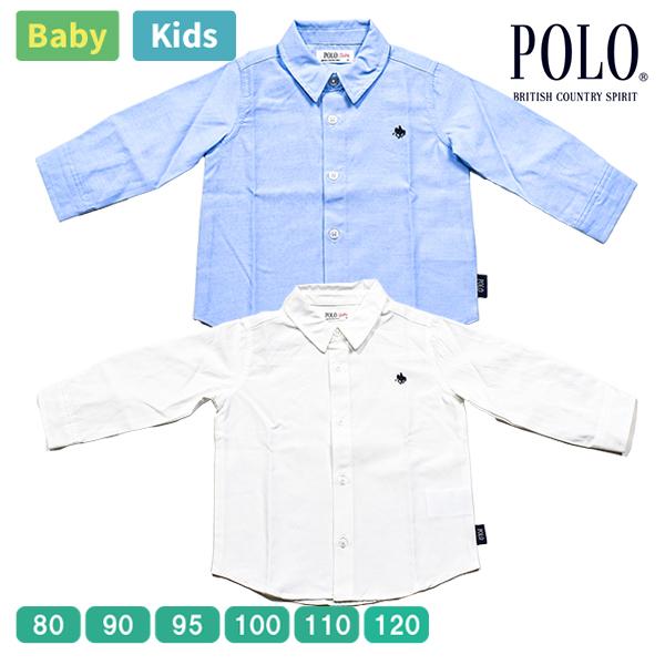 ◆商品説明人気ブランド『POLO/ポロ』のブロード生地を使用した長袖シャツです。胸部分にロゴ刺繍がされていてシンプルでおしゃれ◎フォーマルにもカジュアルにも着用頂けます。サイズも豊富にご用意！おそろコーデにも◎プレゼントやギフトにもおすすめ...