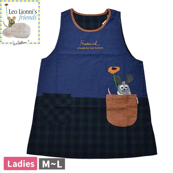 ◆商品説明フレデリックのアップリケや刺繍が可愛いエプロン保育士さん・介護士さんや幼稚園の先生などお仕事にもおすすめ◆商品情報◇サイズ：M-L(1サイズ）・バスト：79-94cm・身長：154-162cm◇カラー：ワンカラー◇素材・チェック、...