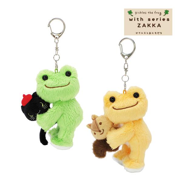 「pickles the frog ／かえるのピクルス」からピクルスとおともだち雑貨シリーズが登場です。黒猫ピエールとりすのアーモンドはとっても仲良し。それぞれをぎゅっとだきしめているポーズがとってもキュートです。こちらは、「かえるのピクル...