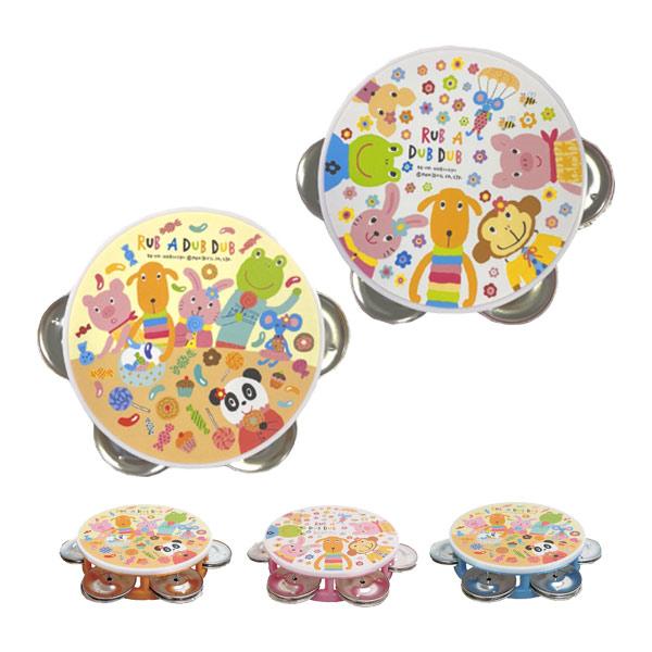表情豊かな動物達がとってもキュートな「RUB A　DUB DUB」シリーズ。明るいカラーに可愛い動物達が描かれたタンバリンでリズムに合わせて音を鳴らしてみれば、キッズやベビーはきっと夢中になっちゃう！お子様と一緒に音楽で遊んでふれ合って下さ...