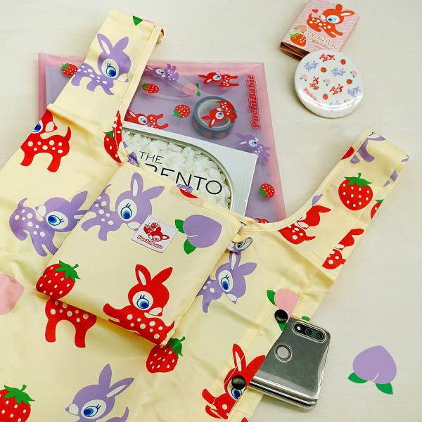 【訳あり】Puchi Babie Shopper Bagサイズ使用時：H28cm×W58cm折り畳み時：H15cm×W12cm素材ポリエステルAttention※洗濯不可※柄の出方は生地のカット位置によってそれぞれ異なります。弁当箱 お弁当...