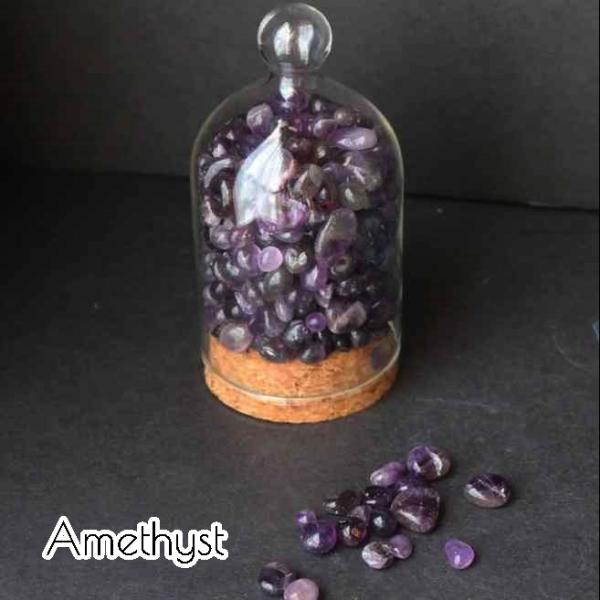 ブラジル産 さざれ石 アメジスト 小粒 丸型 100ｇ※他の商品と合わせて800gを越えた場合は、クリックポストはご利用頂けません。※800ｇを越える場合は、宅急便コンパクトをご選択願います。（沖縄、北海道地区の皆様は大変申し訳ありませんが...