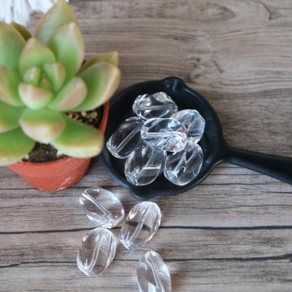 水晶 15ミリ スクリュー ビーズ 5粒 セットハンドメイド ブレスレット 作りのアクセントにこちらのパーツを使用したオーダーブレスレットお作り致します。お気軽にお問い合わせください。ちょい足し 新入荷 ビーズ 天然石 パーツ ブレスレット