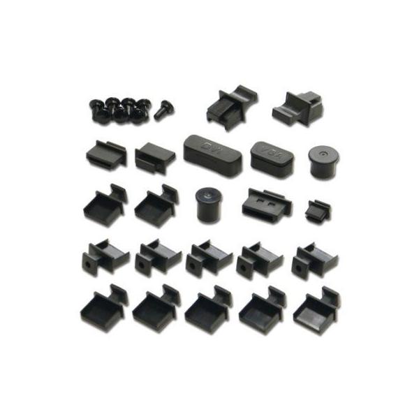 未使用のコネクタを破損やほこりから防ぎます。USB、PS/2、ディスプレイ、AV、LAN用などをセットにしたお買い得パッケージです。10種30個入。商品名：DC-101B型番：DC-101Vメーカー名：AINEX アイネックス　USB(Aタ...