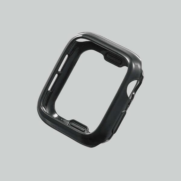 Apple Watchのスタイルを損ねず、傷、衝撃から本体側面を守り、ガラスフィルムを貼っていても装着可能な、Apple Watch SE、Series 6、5、4 [40mm]用ソフトバンパーです。※Apple Watch Series ...