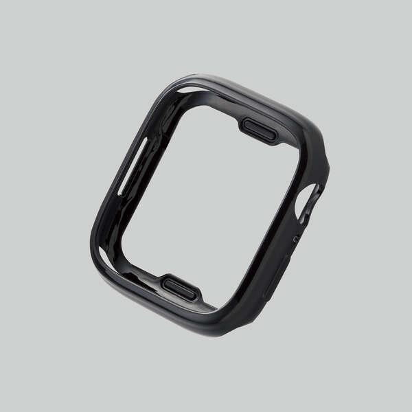 Apple Watchのスタイルを損ねず、傷、衝撃から本体側面を守り、ガラスフィルムを貼っていても装着可能な、Apple Watch Series 7 [45mm]用ソフトバンパーです。