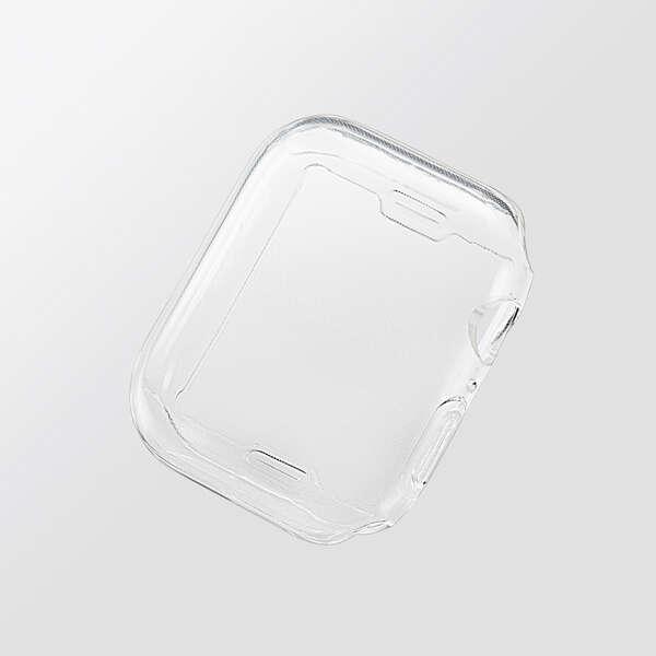 Apple Watchのデザインを損ねないクリア素材を採用し、耐久性に優れ、しなやかな弾力性のあるTPUで衝撃から画面と側面を守るApple Watch Series 7 [45mm]用フルカバーケースです。