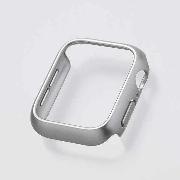 Apple Watchのスタイルを損ねず、傷や衝撃から本体側面を守り、ガラスフィルムを貼っていても装着可能な、Apple Watch用ハードバンパーです。