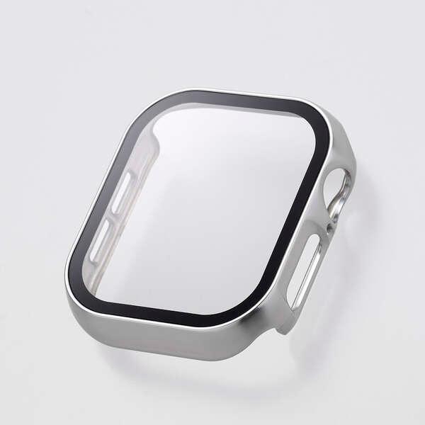 艶やかで透明度が高く傷に強い強化ガラスとポリカーボネート素材の2重構造で、Apple Watchの画面および側面部を保護し傷や汚れから守るApple Watch用フルカバーケースです。