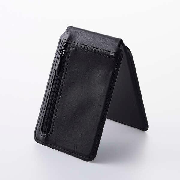 iPhoneに便利をプラス!MagSafeで簡単に着脱できる、MAGKEEPシリーズのカードウォレットスタンドです。スマートフォンとICカードの干渉を防ぐ磁気防止シート付きで、改札を通るときもスムーズ。ファスナーポケットには小銭も収納できる...