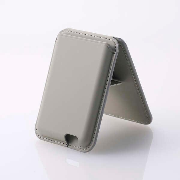 iPhoneに便利をプラス!MagSafeで簡単に着脱できる、MAGKEEPシリーズのカードウォレットスタンドです。スマートフォンとICカードの干渉を防ぐ、磁気防止シートを付属。改札を通るときもスムーズです。スタンドとしても使用でき、さまざ...