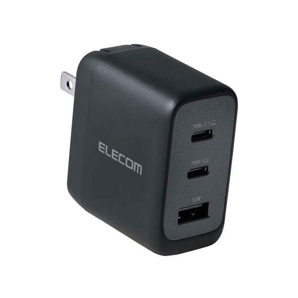 機器に合わせて最適な出力をアシストする「AdjustCharge」機能を搭載したAC充電器です。USB Type-C(TM)とUSB-Aの3つの出力ポートにより、スマートフォンやノートパソコン、ワイヤレスイヤホンを3台同時に充電できます。最...