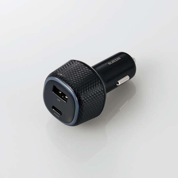 USB Power Delivery規格に準拠したUSB Type-C(TM)(USB-C(TM))ポートを1つと、USB-Aポートを1つ搭載し、スマートフォンなどを合計2台充電できる車載充電器です。USB Type-C(TM)(USB-C...