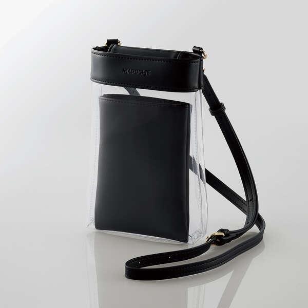 推しといつも一緒!スマホや小物を1つにまとめてコンパクトにお出かけできるクリアタイプのショルダーポーチです。ソフトレザーを使用しているため、幅広いシーンで合わせやすいデザイン。ワイドな開口部により、ぬいぐるみなどの少し大きいアイテムも入れら...