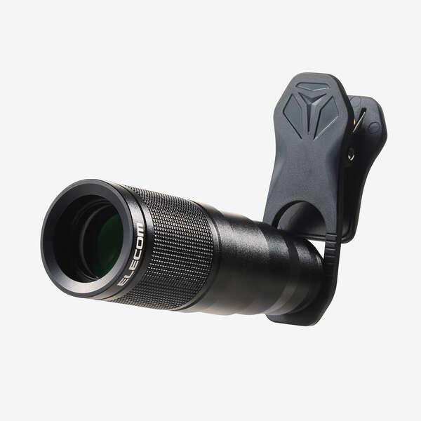 ズームでも高画質撮影ができる!スマートフォンのカメラレンズに合わせて挟むだけで、望遠撮影ができるスマートフォン用カメラレンズ(8倍)です。ライブやスポーツ観戦など、遠くの被写体を高画質で拡大撮影できます。また、付属の望遠鏡用カバーをレンズの...