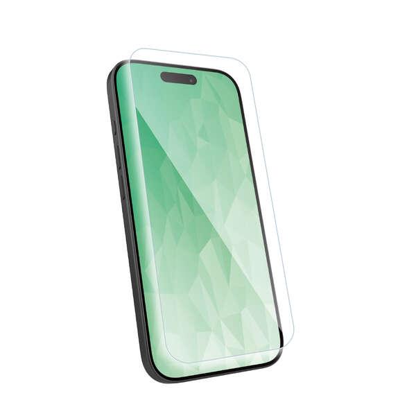 特殊な衝撃吸収層を採用し、衝撃から画面を守るSHOCKPROOF、高透明・ダイヤモンドコートタイプの画面保護ガラスフィルムです。ぴったり位置合わせできる貼り付けツール付きです。