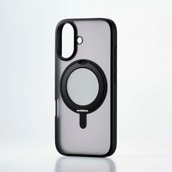 磁力装着タイプのワイヤレス充電器に対応した“MAGKEEP”シリーズ。側面には弾力性のあるTPU(熱可塑性ポリウレタン)素材を、背面には強じんで透明度の高いポリカーボネート素材にスタンドを装着した、ハイブリッドケースです。