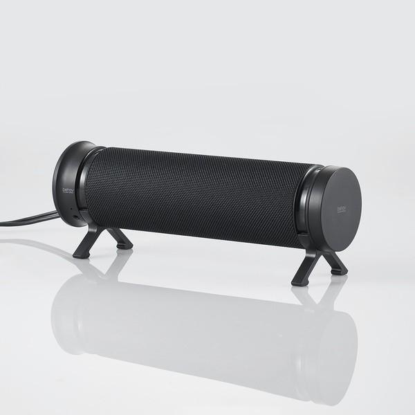 有線・Bluetooth(R)両対応で、縦横どちらでも置ける。 使用シーンや接続機器に問わず使用できるミニサウンドバースピーカー“behav(ビヘイブ)”。