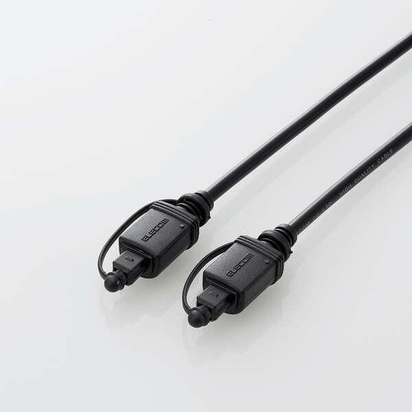 テレビ、AVアンプなど光デジタルによるオーディオ出力を持つ機器を、サウンドバー、HDD機器、DVD機器など光デジタル入力を持つ機器へ接続するための光デジタルオーディオケーブル。しなやかで取り回しのしやすいプラスティックファイバーを採用。コネ...