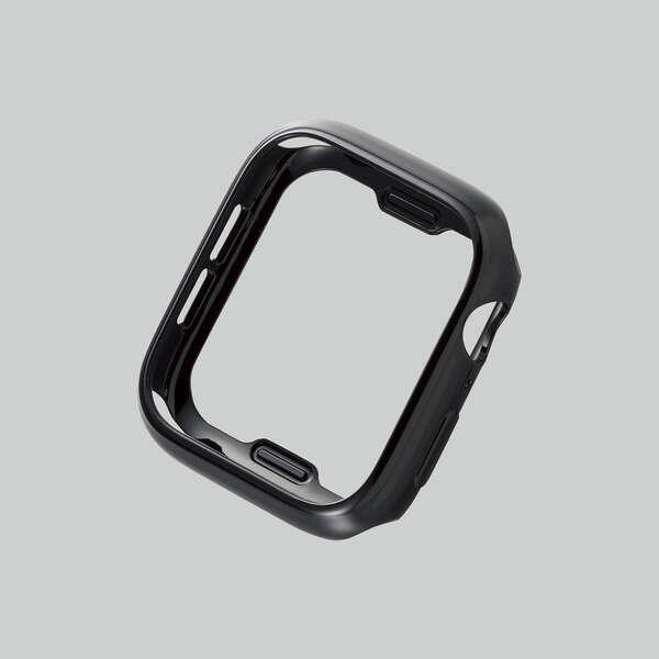 Apple Watchのスタイルを損ねず、傷、衝撃から本体側面を守り、ガラスフィルムを貼っていても装着可能な、Apple Watch SE、Series 6、5、4 [44mm]用ソフトバンパーです。※Apple Watch Series ...