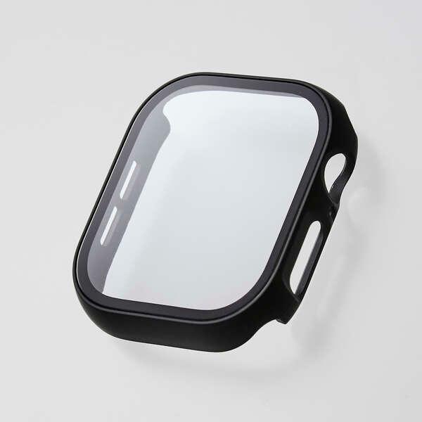 表面にセラミックコートを施した強じんなGorilla(R)ガラスと耐衝撃性の高いポリカーボネート素材の2重構造で、Apple Watchの画面および側面部を傷や汚れから守るApple Watch用フルカバーケースです。