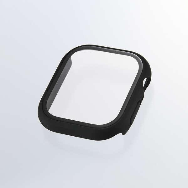 画面の視認性に優れる強じんなGorilla(R)ガラスとポリカーボネート素材で、機器本体を傷や汚れから守るApple Watch用フルカバーケースです。