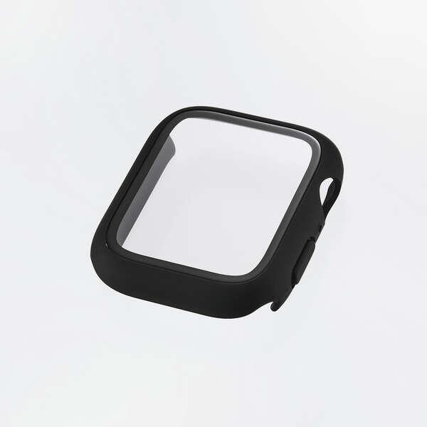 画面の視認性に優れる強じんなGorilla(R)ガラスとポリカーボネート素材で、機器本体を傷や汚れから守るApple Watch用フルカバーケースです。