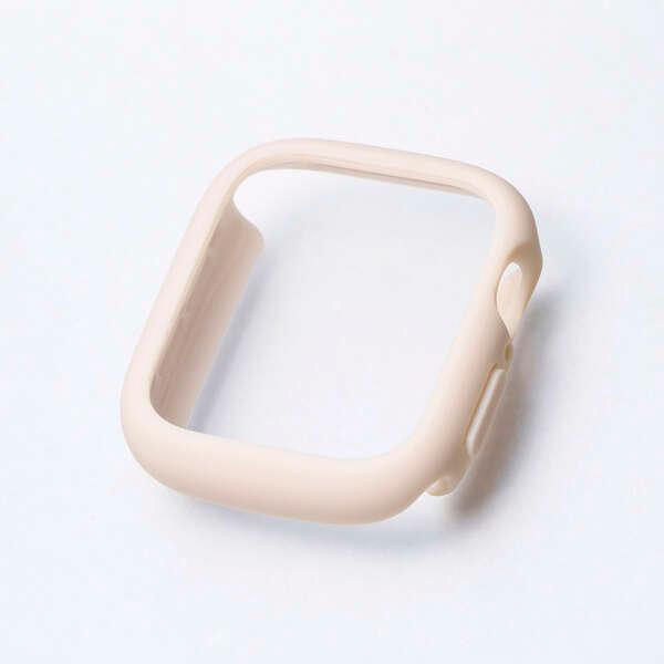 画面の視認性に優れた高透明なガラスと、しなやかで弾力性のあるTPU(熱可塑性ポリウレタン)樹脂で、端末を傷や汚れから守るApple Watch用TOUGH SLIM LITEフルカバーケースです。