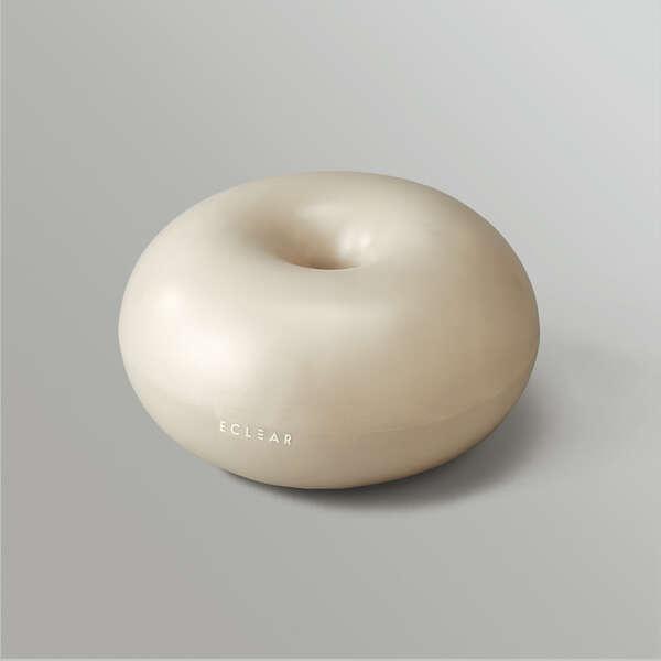 座るだけの簡単体幹トレーニング!安全設計の耐荷重120kg&amp;アンチバースト仕様。安定した座り心地とコンパクトなサイズでインテリアにも馴染むドーナツ型バランスボールです。