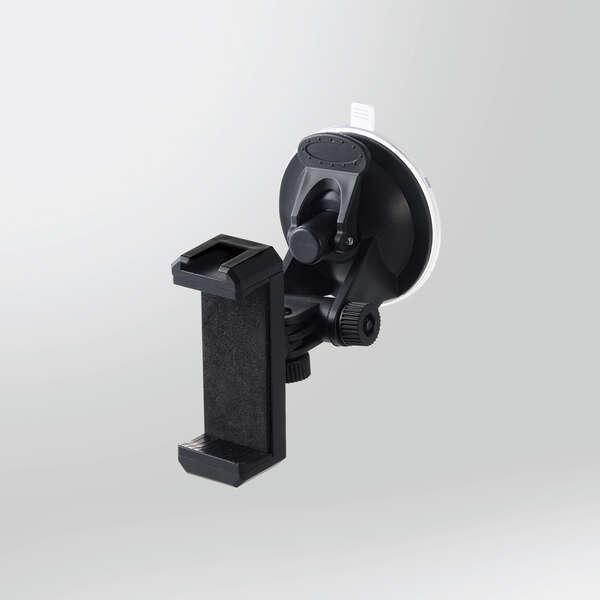 料理の動画撮影などに便利。壁に貼り付けて手元の定点撮影などが可能な、吸盤タイプのスマートフォンホルダーです。