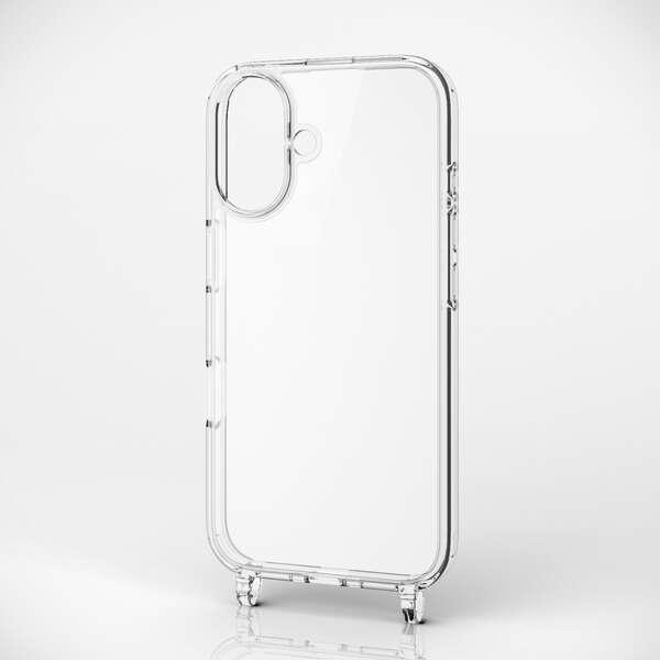 持ち運びに便利なスマホショルダーストラップやハンドストラップが取り付けられるストラップホール付き。側面には弾力性があるTPU(熱可塑性ポリウレタン)素材を、背面には強じんで透明度の高いポリカーボネート素材を使用した、スリムなスタイルのハイブ...