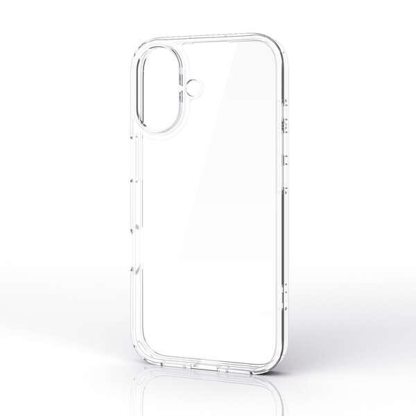 側面には弾力性のあるTPU(熱可塑性ポリウレタン)素材を、背面には強じんで透明度の高いポリカーボネート素材を使用した、スリムなスタイルのハイブリッドケースです。