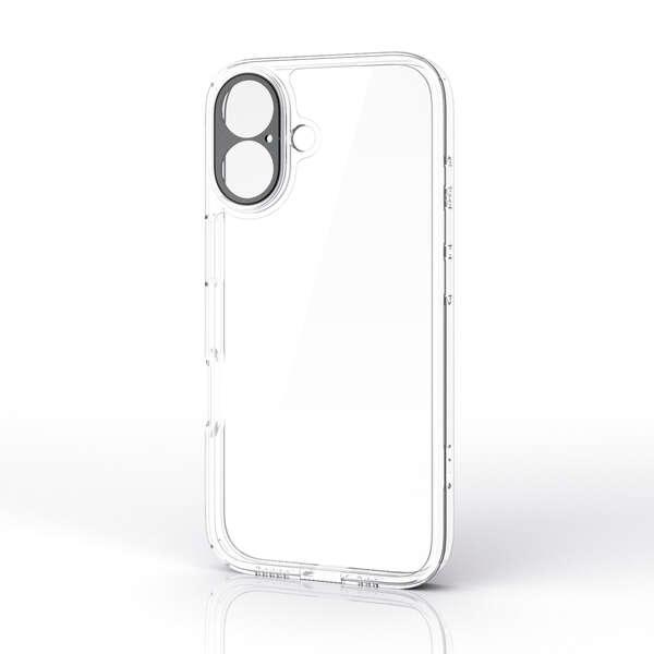 カメラレンズカバーを搭載し、機器本体を究極までカバーする極限保護設計。側面には弾力性のあるTPU(熱可塑性ポリウレタン)素材を、背面には強じんで透明度の高いポリカーボネート素材を使用した、スリムなスタイルのハイブリッドケースです。