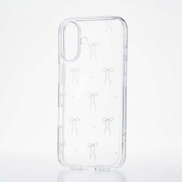 シンプルながら個性を引き立てるリボンデザインが可愛いソフトケースです。