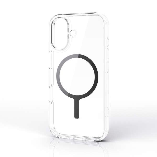 磁力装着タイプのワイヤレス充電器に対応した“MAGKEEP”シリーズ。側面には弾力性のあるTPU(熱可塑性ポリウレタン)素材を、背面には強じんで透明度の高いポリカーボネート素材を使用した、スリムなスタイルのハイブリッドケースです。